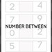 Number Between Activity Worksheet for Kids | Numbers | Counting ...