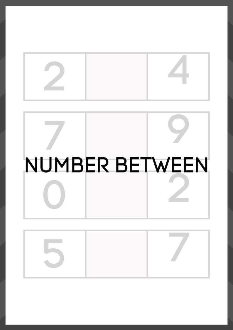 Number Between Activity Worksheet for Kids | Numbers | Counting ...