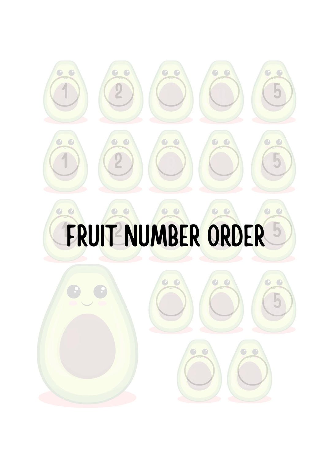 Fruit Ordering Numbers 1-20 Activity | Numbering for Kids | Counting ...
