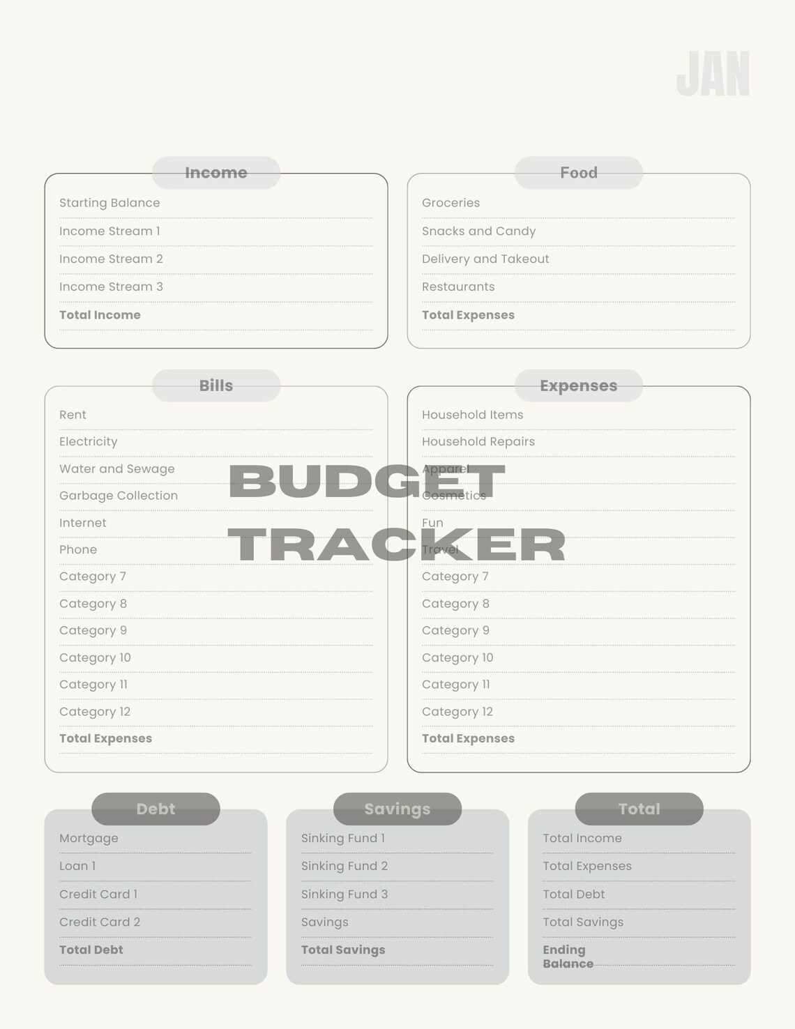 Monthly Bill Tracker | Monthly Expense Monitor | Bill Management System ...