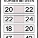 Number Between Activity Worksheet for Kids | Numbers | Counting ...