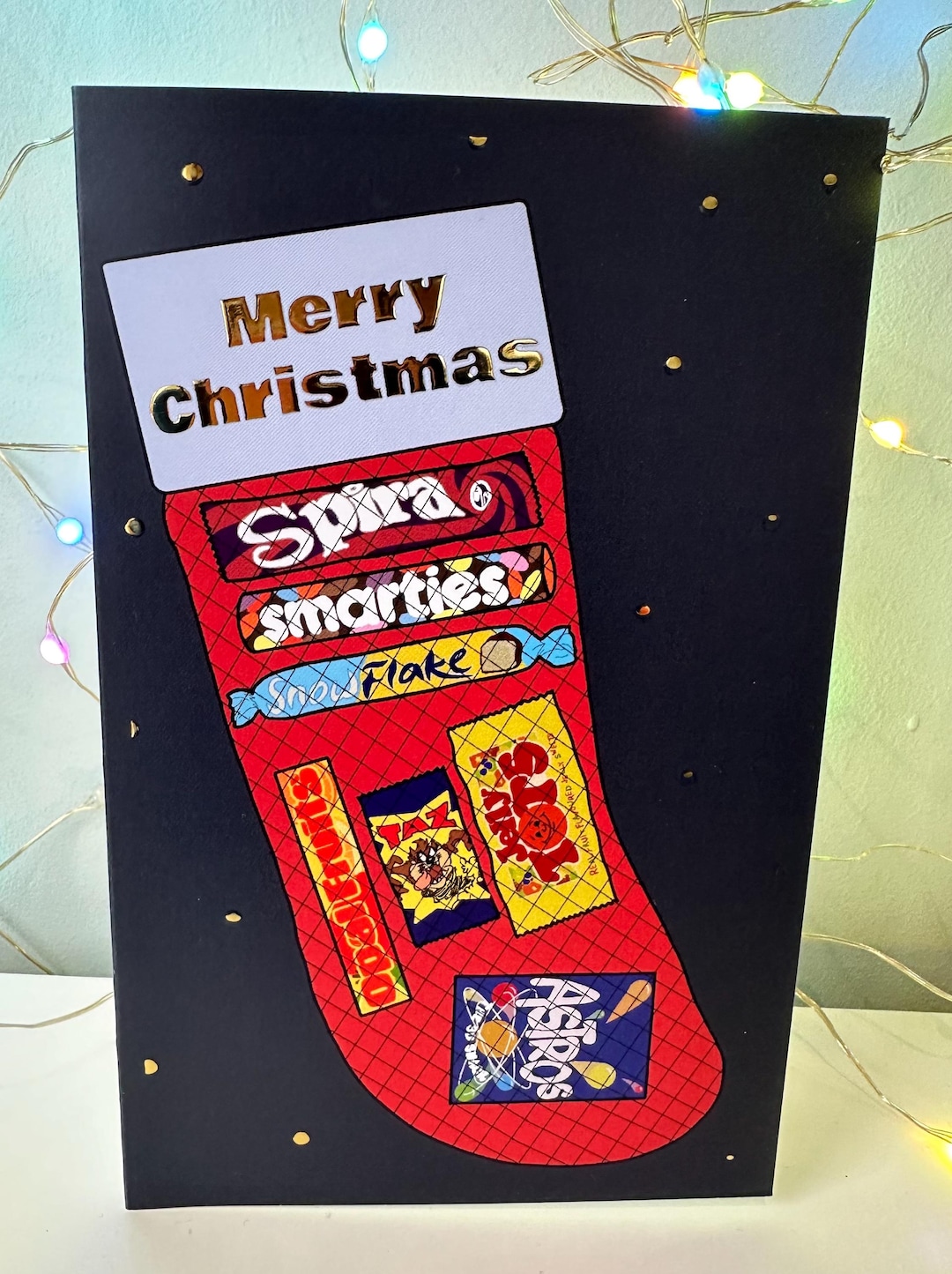 90s Stocking Selection Box Christmas Card - Etsy