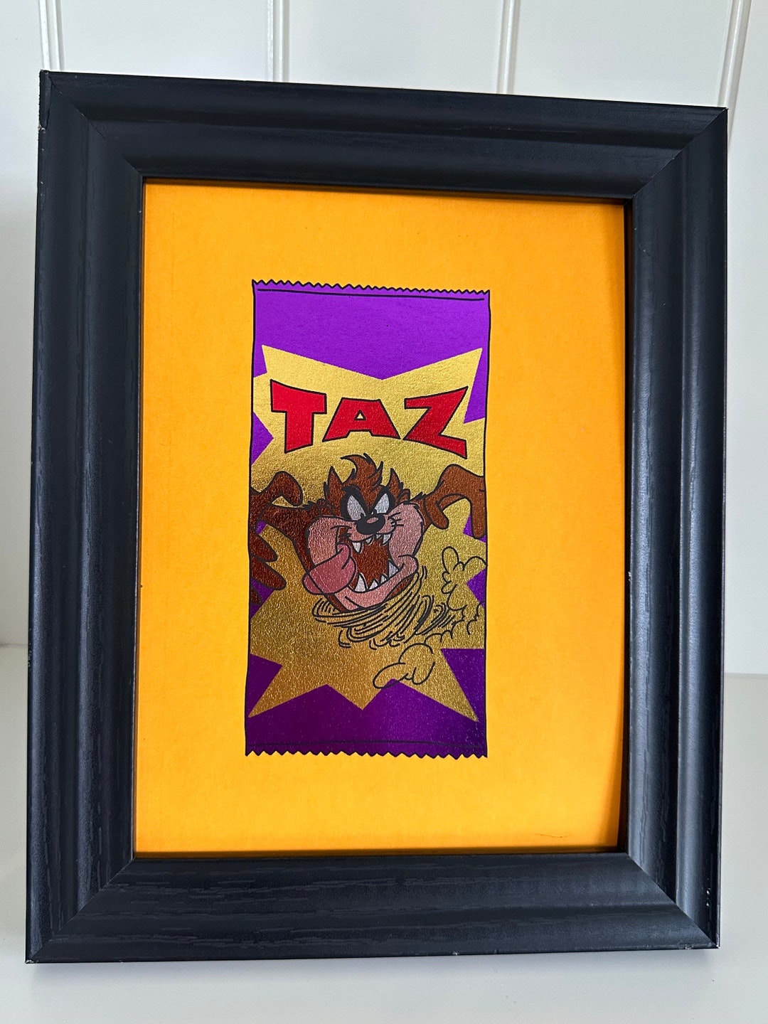 Taz Bar Foil Art Print - Etsy