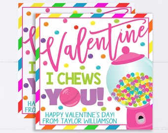 I Chews You Valentine - Etsy