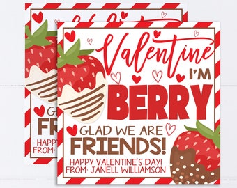 Strawberry Gift Tag | Etsy