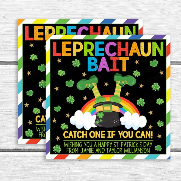 Leprechaun Bait Tag - Etsy