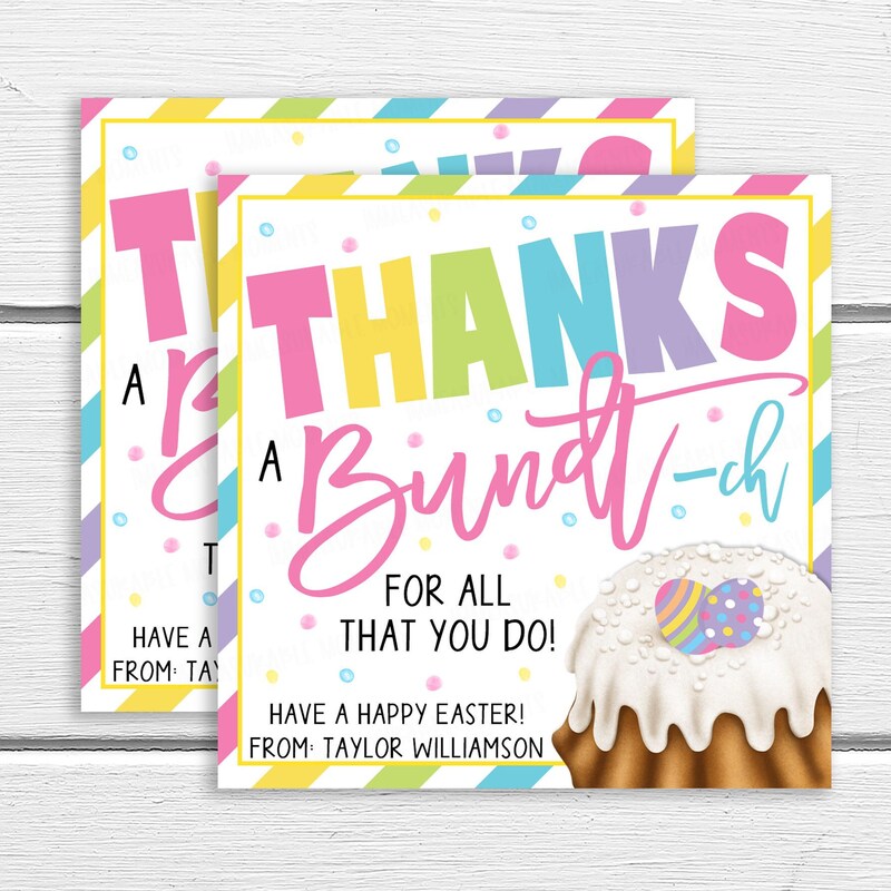 Thanks a Bundt - Etsy