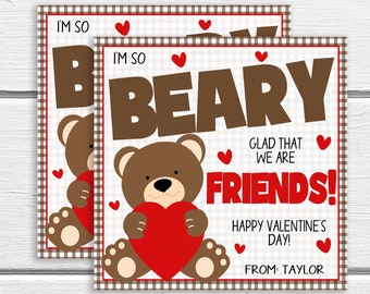 We Are Beary Glad Tag - Etsy