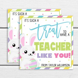 Easter Teacher Gift Tag Thank You Label It's Such A - Etsy
