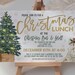 Christmas Lunch Invitation Card, Employee Business Work Fall Christmas ...
