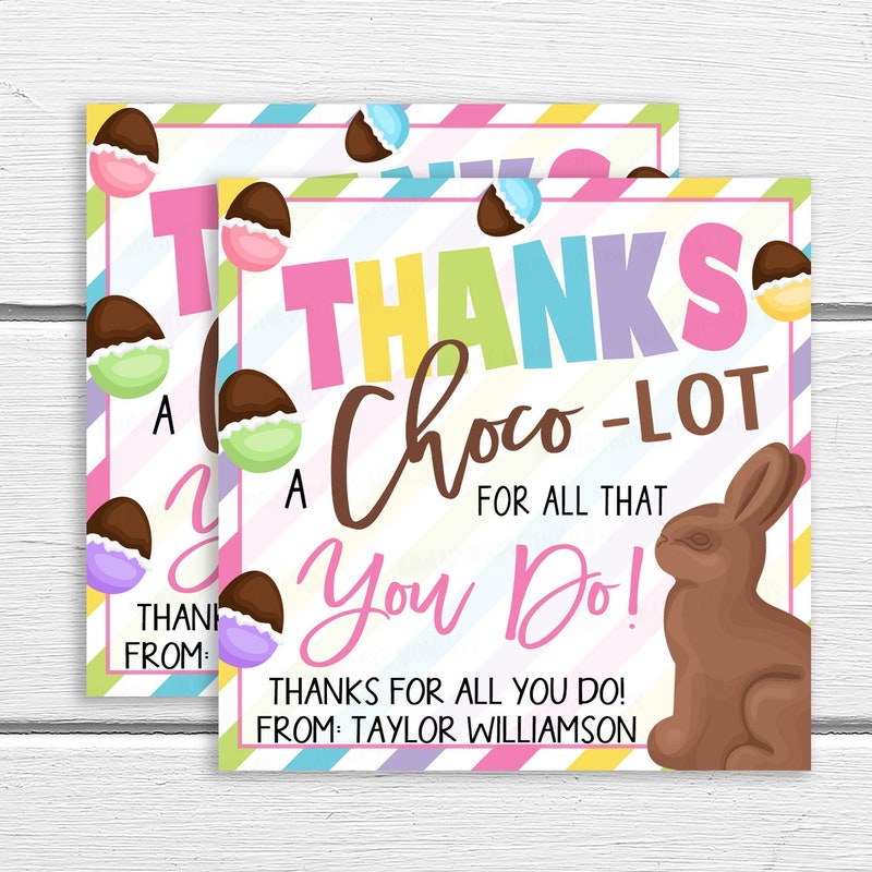 Candy Tags - Etsy