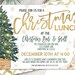 Christmas Lunch Invitation Card, Employee Business Work Fall Christmas ...