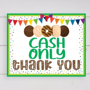 Cash Only Poster - Etsy