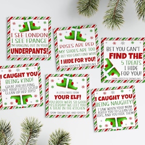 Editable Elf Notes, Note From Your Elf, Elf Games, Good Behavior ...