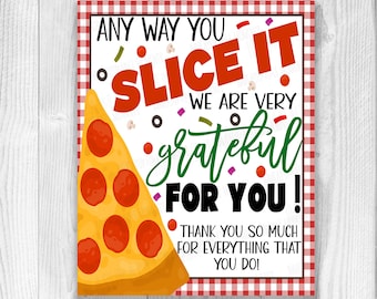 Teacher Appreciation Pizza Sign - Etsy
