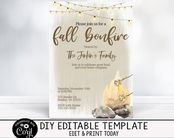 Backyard Party Flyer | Etsy