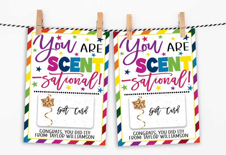 Appreciation Gift Card Holder You Are Scent-sational Bath - Etsy