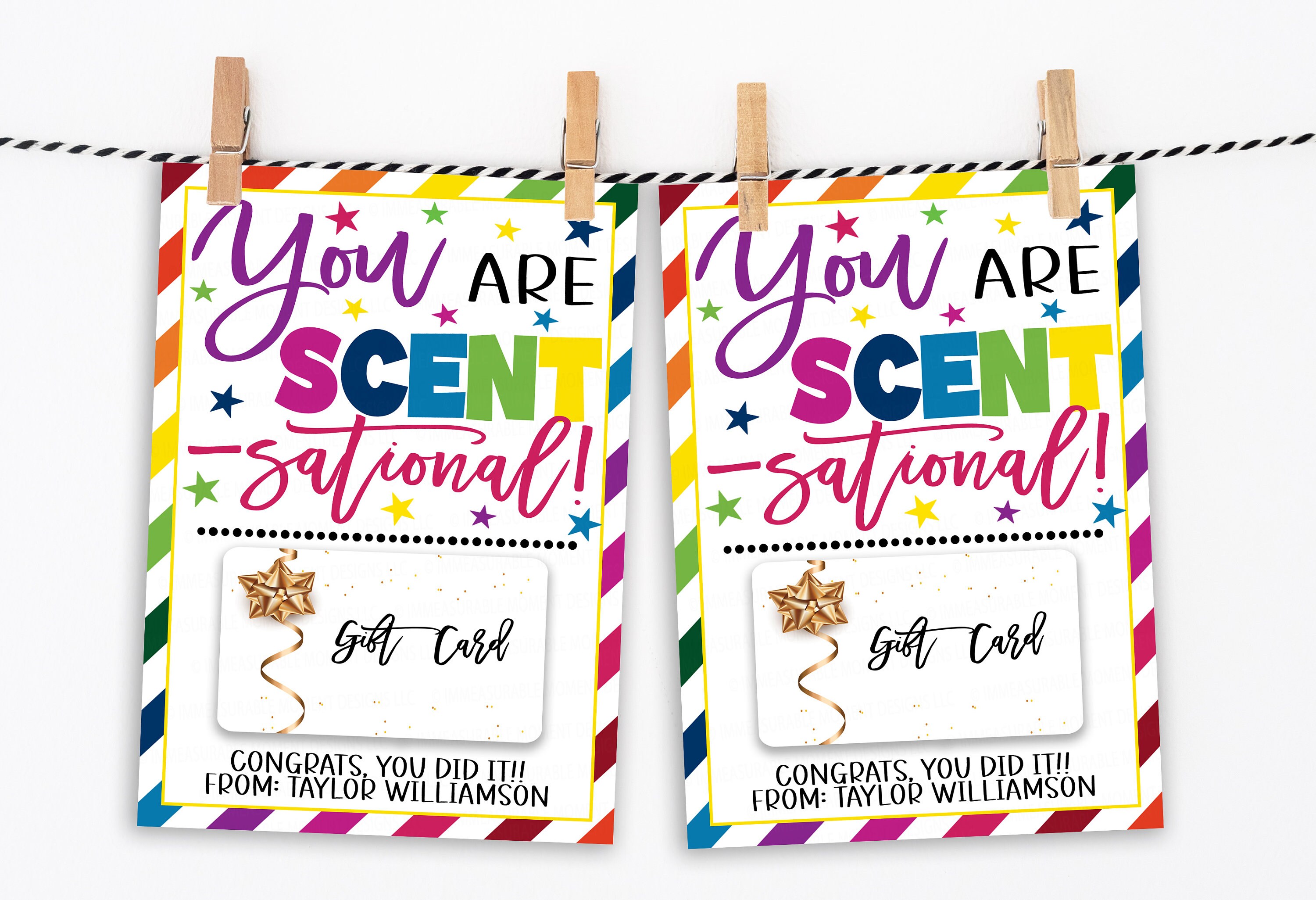 Appreciation Gift Card Holder You Are Scent-sational Bath - Etsy