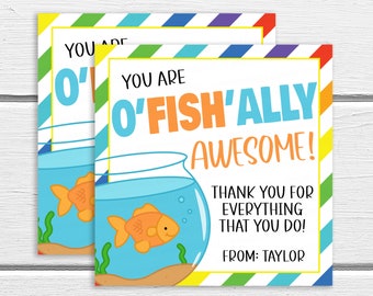 Teacher Appreciation Gift Goldfish - Etsy