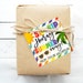 Sip Sip Hooray Summer Vacay, Teacher Gift Thank You Tag Tropical Beach ...