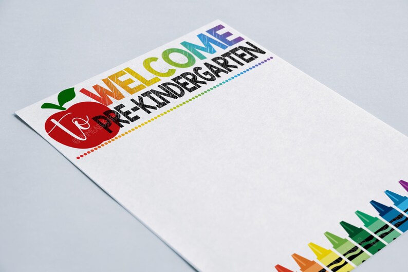 Welcome to Pre-kindergarten Letter, Editable Template, Meet the Teacher ...