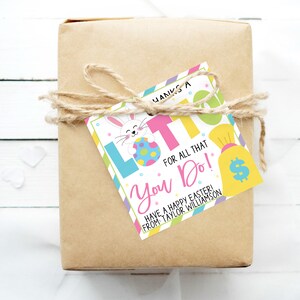 Easter Lottery Gift Tags, Spring Scratch Off, Thanks A Lotto for All ...