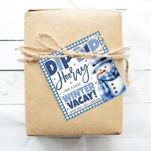 Christmas Dip Dip Hooray, Holiday Class Student Classmate Snack Treat ...