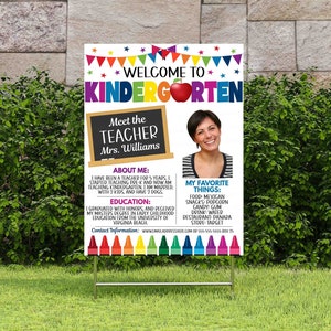 Meet the Teacher, Editable Welcome to Kindergarten Teacher Event ...
