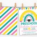 Editable Preschool Graduation Celebration Invitation, Prek Kindergarten ...