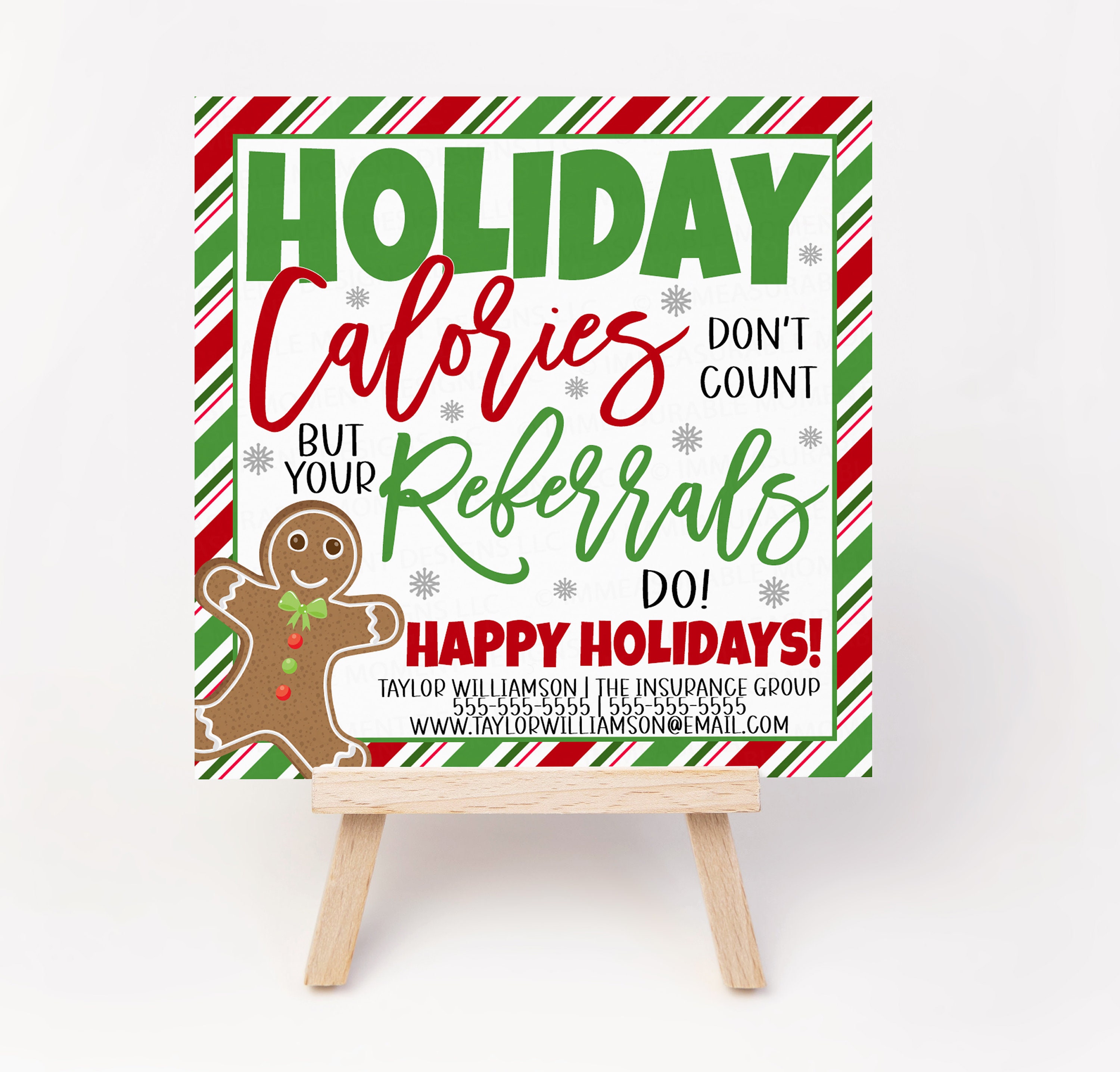 Christmas Pop by Gift Tags, Holiday Calories Don't Count but Your ...