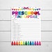 Preschool Time Capsule Printable, Pre-k Kids Student Memory Sheet ...