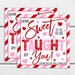 Valentine's Day Teacher Gift Tag, How Sweet It is to Be Taught by You ...