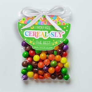 St Patrick's Day Cereal Gift Tags, Editable Cereal Tag, St Patty You're ...