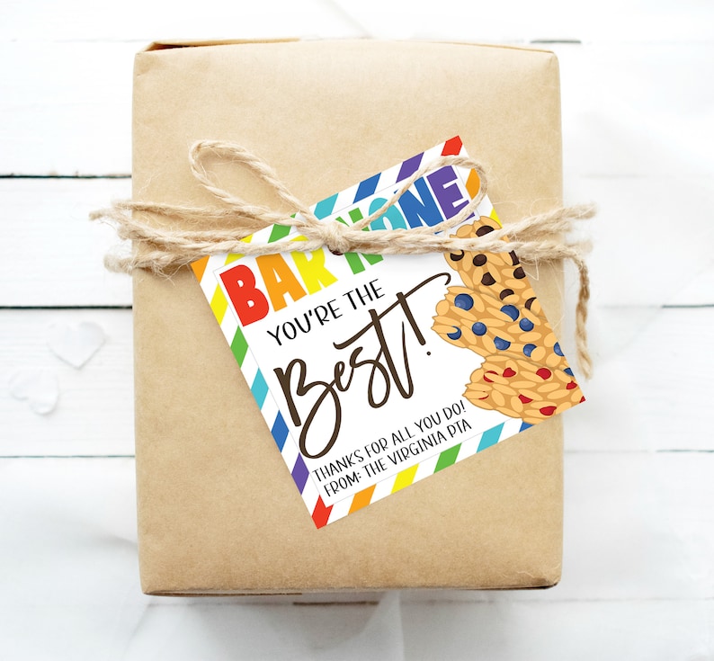 Granola Bar Gift Tag Bar None You're the Best Protein - Etsy