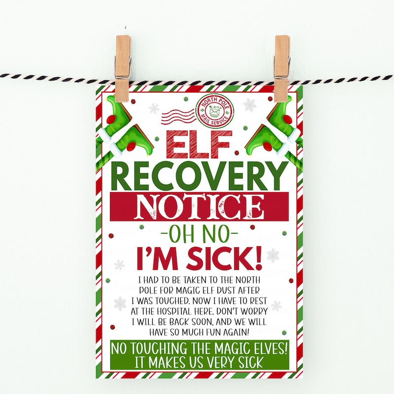 Sick at Christmas - Etsy