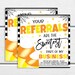 Halloween Candy Referral Gift Tags, Fall Referrals Sweetest Part of My ...