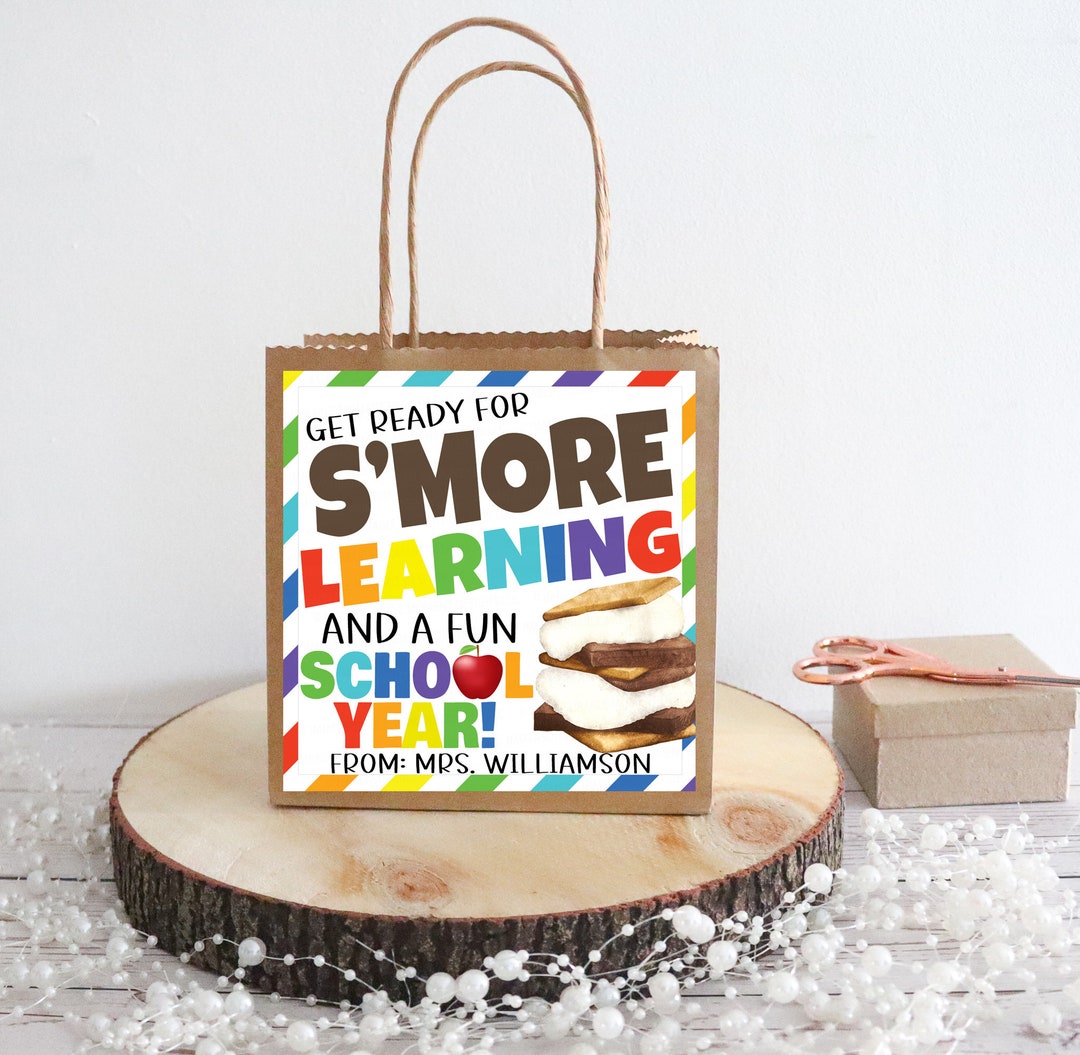 Back to School S'more Gift Tags, S'more Learning and A Fun School Year ...