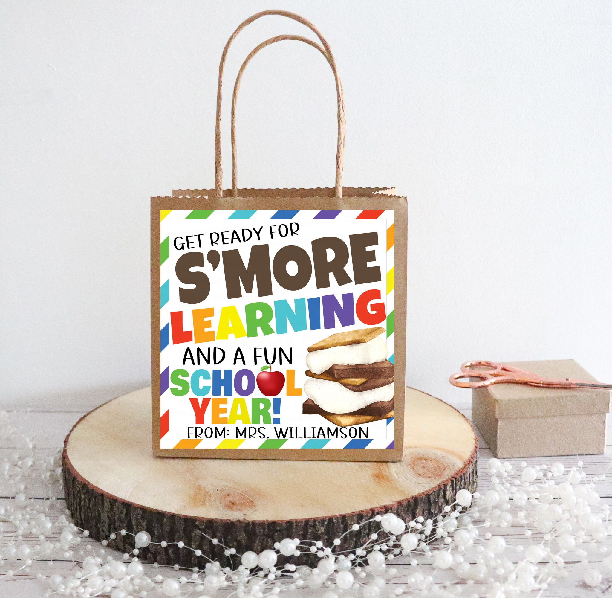 Back to School S'more Gift Tags, S'more Learning and A Fun School Year ...