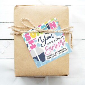 Appreciation Soap Gift Tag, Soapin' You Have A Great Summer, End of ...