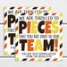 Appreciation Gift Tags, Thrilled to Pieces You Are Part of Our Team ...