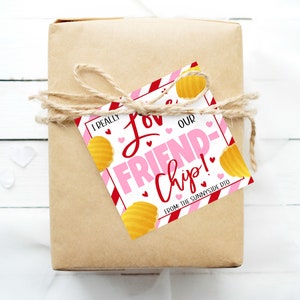 Potato Chip Valentine's Day Gift Tags, Chip Chip Hooray, Potato Chips ...