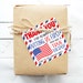 American Hero Appreciation Gift Tag, Editable Template, Thank You Gift ...