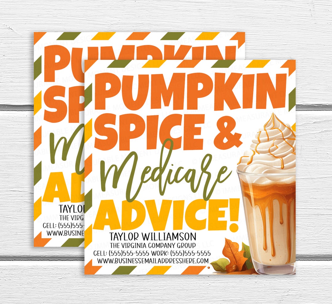 Fall Medicare Marketing Gift Tags, Pumpkin Spice & Medicare Advice ...