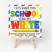 Back to School Pencil Gift Tags, Start the School Year off Write, Pen ...
