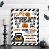 Trunk or Treat Sign up Sheet, Halloween Party, Kids School Fundraiser ...