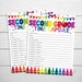 Second Grade Time Capsule Printable, 2nd Grade Student Memory Sheet ...
