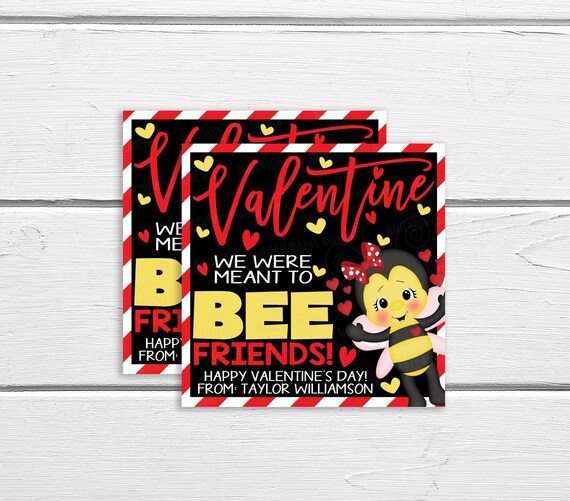 Valentine Candy Gift Tags, Editable Smartie Gift Tag, Valentine You're ...