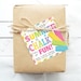Chalk Gift Tags, Summer is Chalk Full of Fun, End of School Year Gift ...