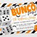 Halloween Bunco Night Invitation Flyer, Editable Fall Bunco Dice Party ...