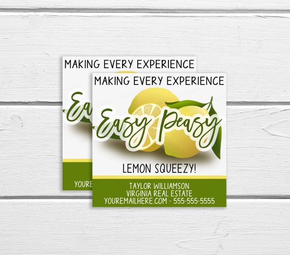 Summer Pop-by Tags, Making Every Experience Easy Peasy Lemon Squeezy ...